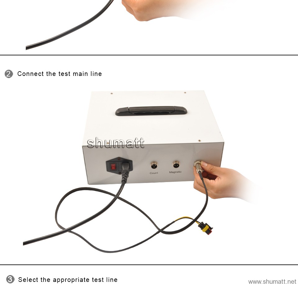 Diesel common rail electronic injector tester kit
